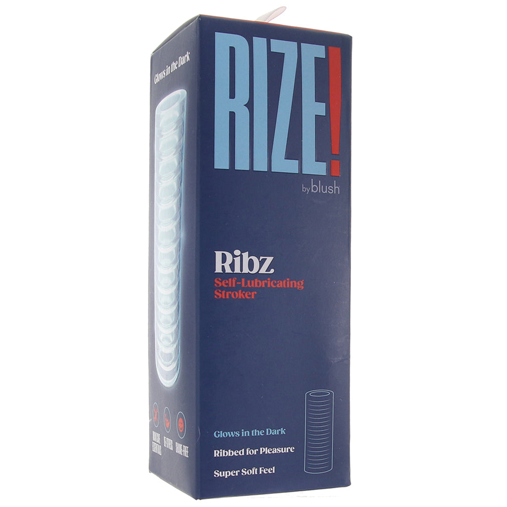 Rize Ribz Self Lubricating Stroker in Glow in the Dark – PinkCherry Canada